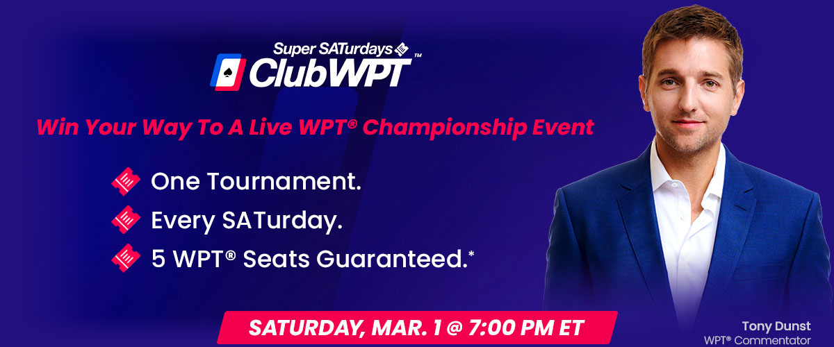 ClubWPT – Play Poker Online To Win Cash & Prizes
